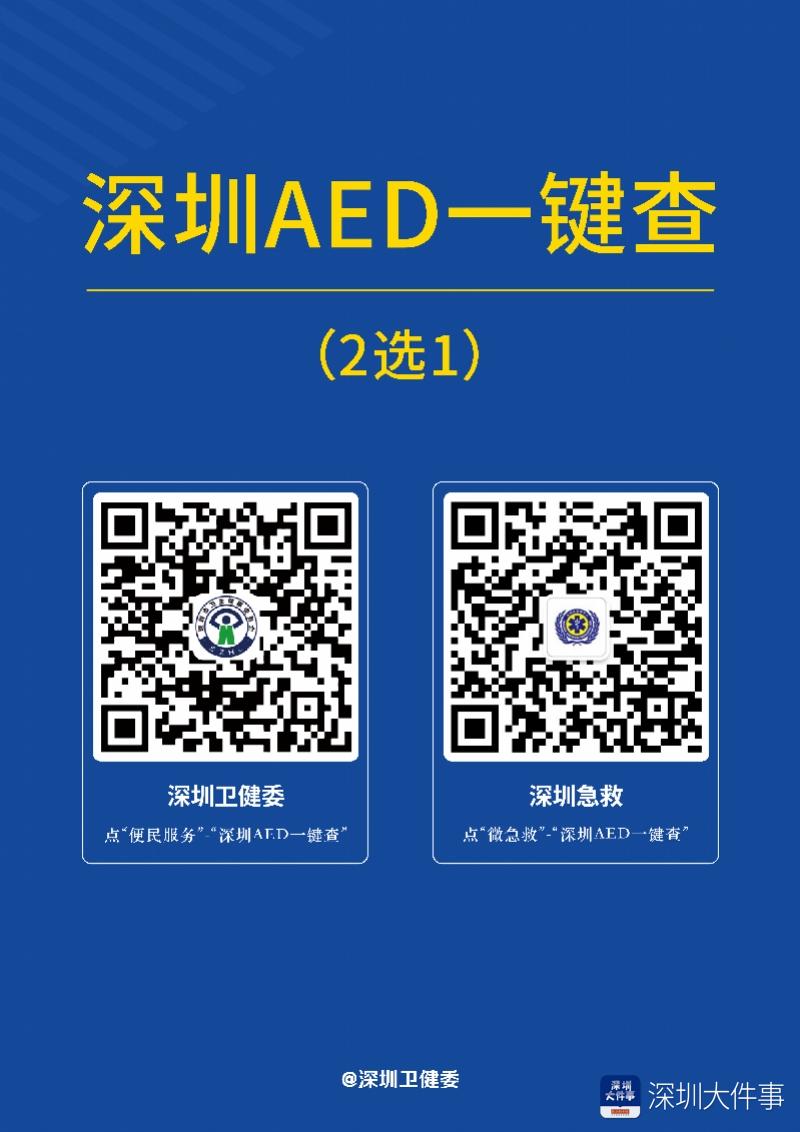深圳AED一键查地图上线！“神器”已救55人，最小7岁_深圳24小时_深新闻_奥一网